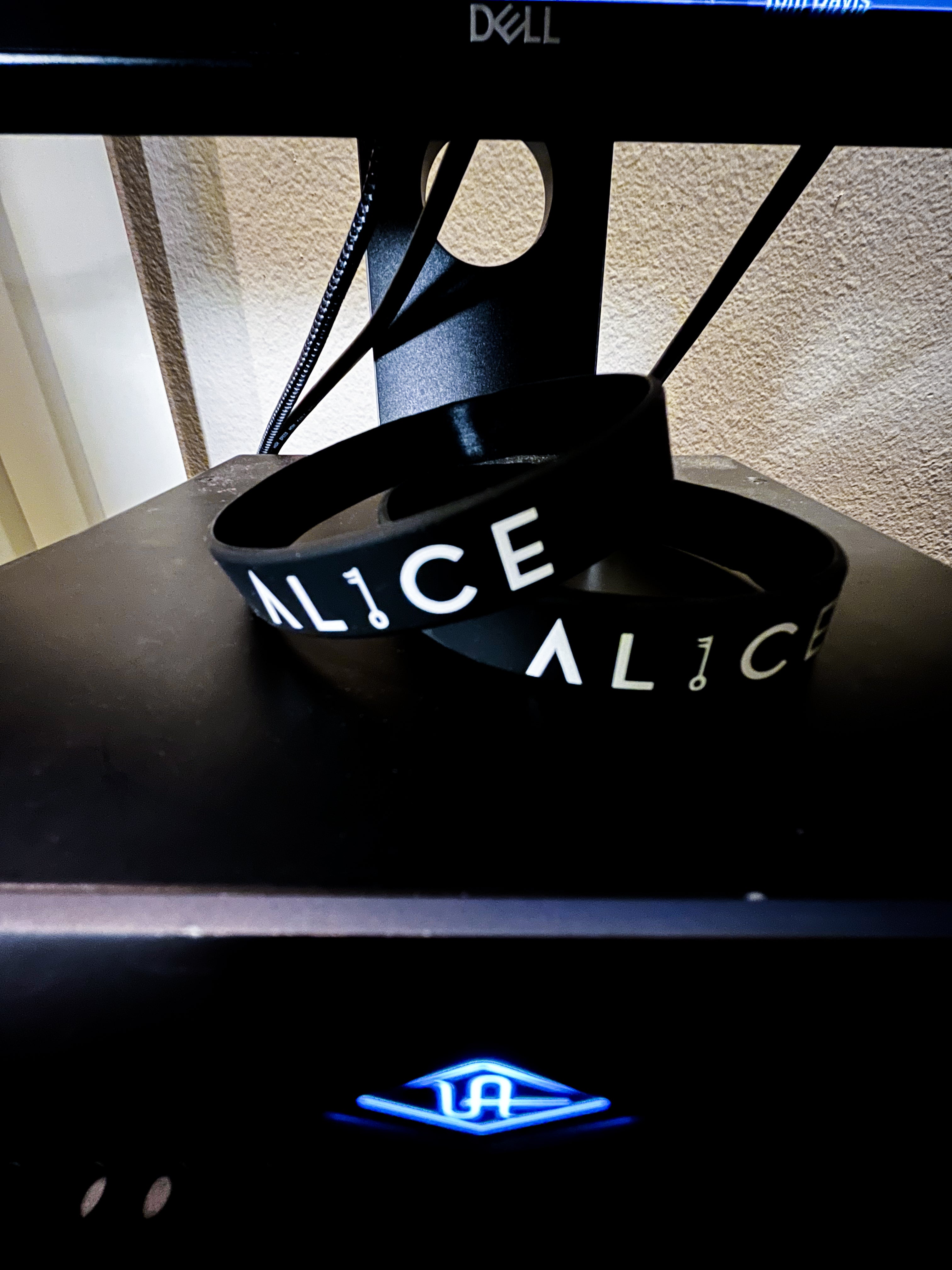 Rubber AL1CE Wristband – AL1CE Official Online Store